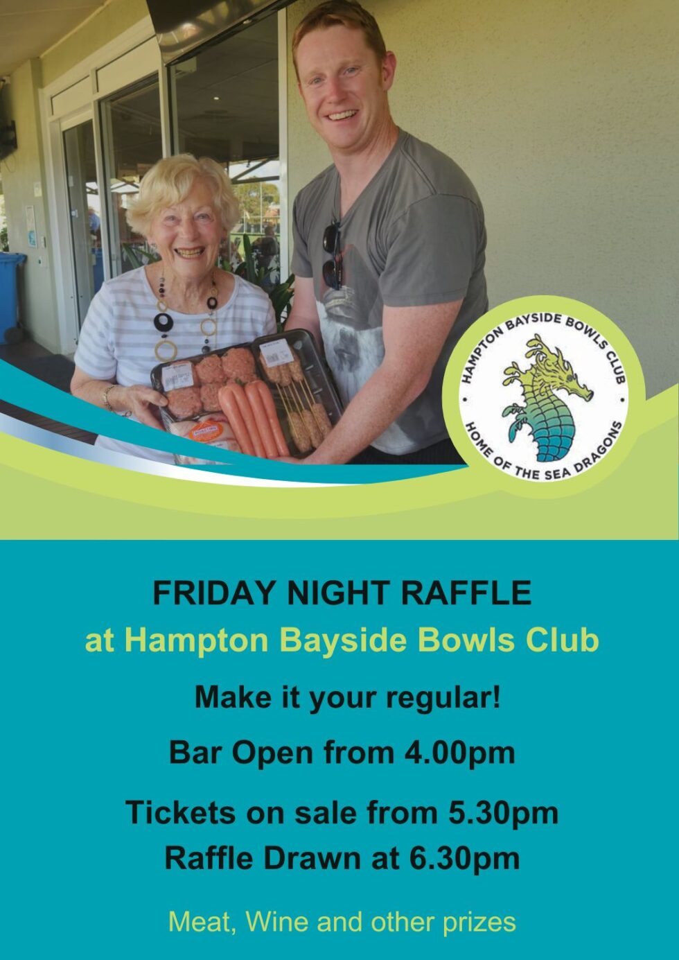 Friday Night Raffle - Hampton Bayside Bowls Club